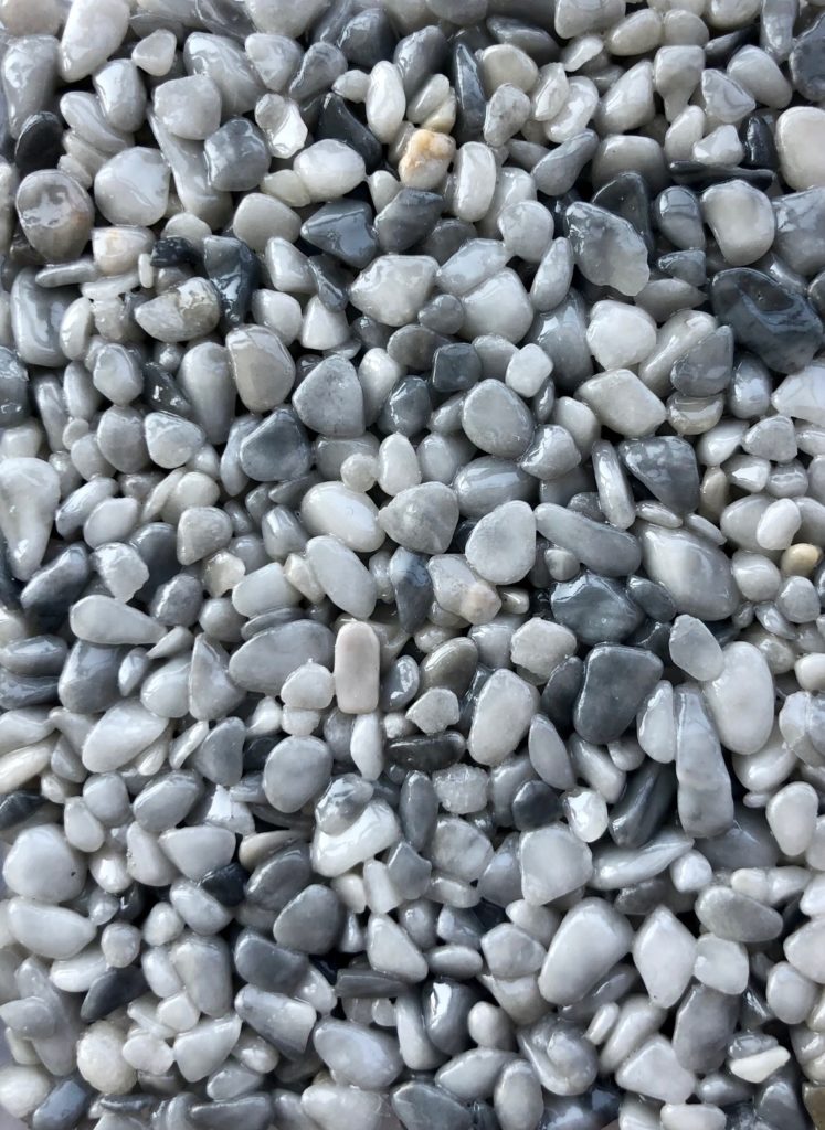 Moquette de pierre gravier marbre - revêtement de sol résine