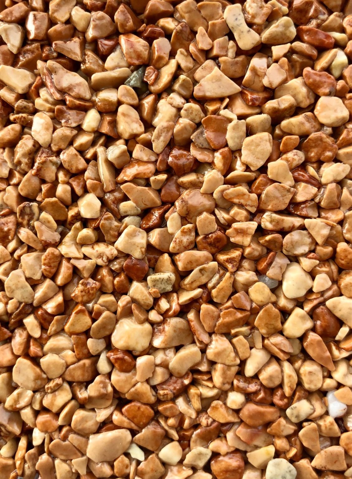 Moquette de pierre gravier marbre - revêtement de sol résine